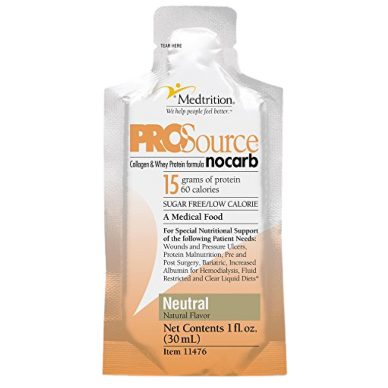 Prosource NoCarb 30 ml - Proteína líquida formato individual – Panago